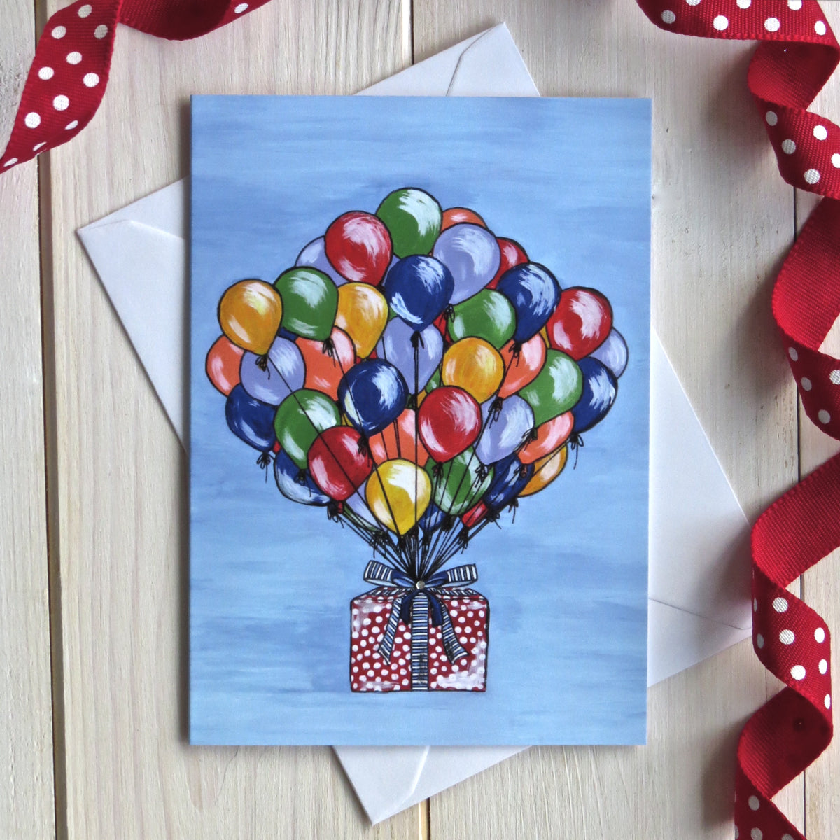 'Birthday Surprise' Greeting Card - Greeting Cards – Colette Marie